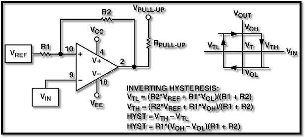 Comparator Hysteresis Calculator|Tools - Richard