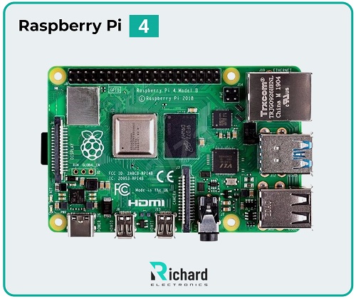 Raspberry Pi 4: Pinout, Specs, Datasheet & Projects - Richard