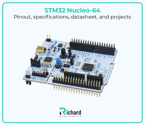 STM32 Nucleo-64: pinout, specifications, datasheet, and projects - Richard